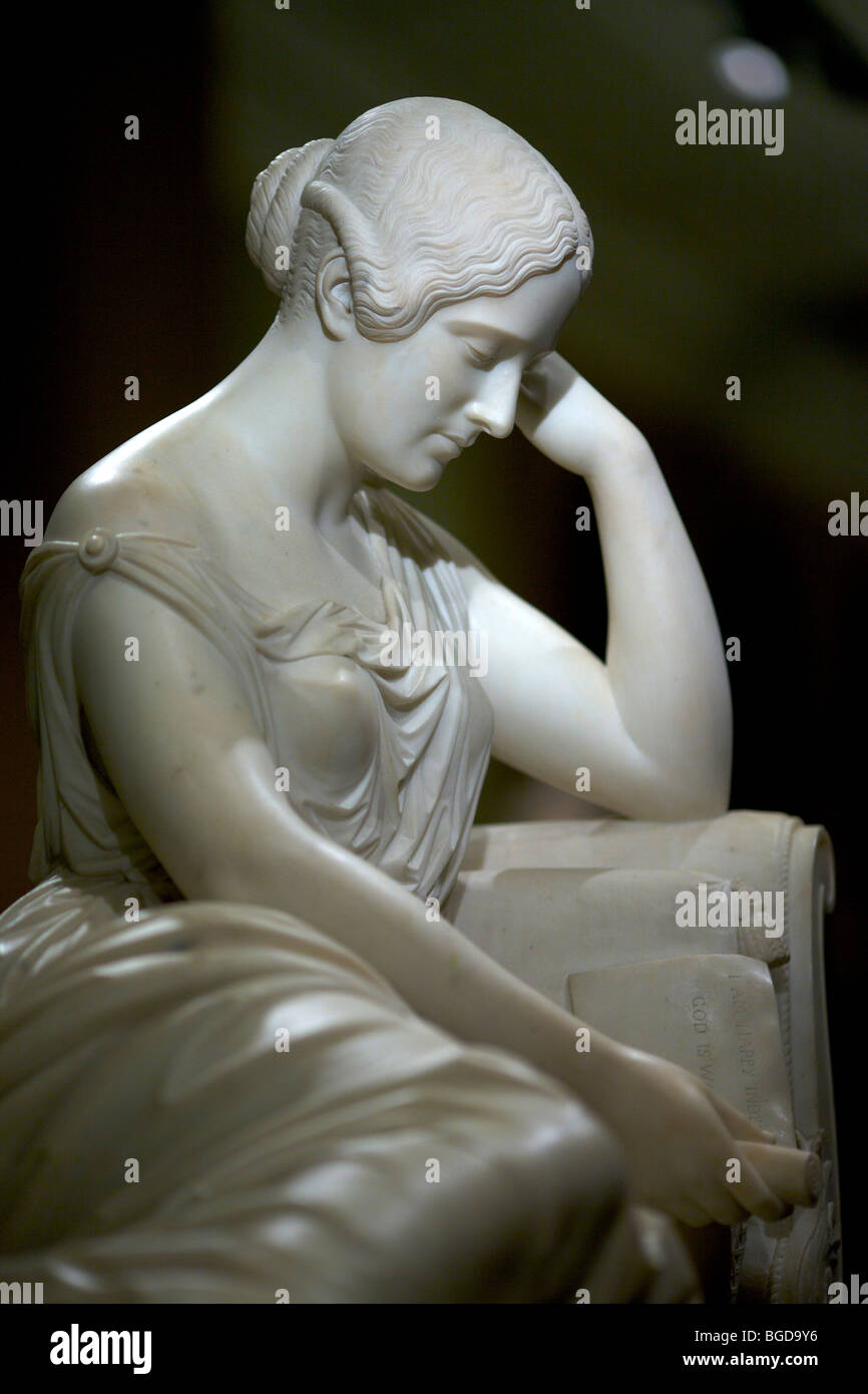 Marble monument to Emily Georgiana Countess of Winchilsea by Lawrence ...