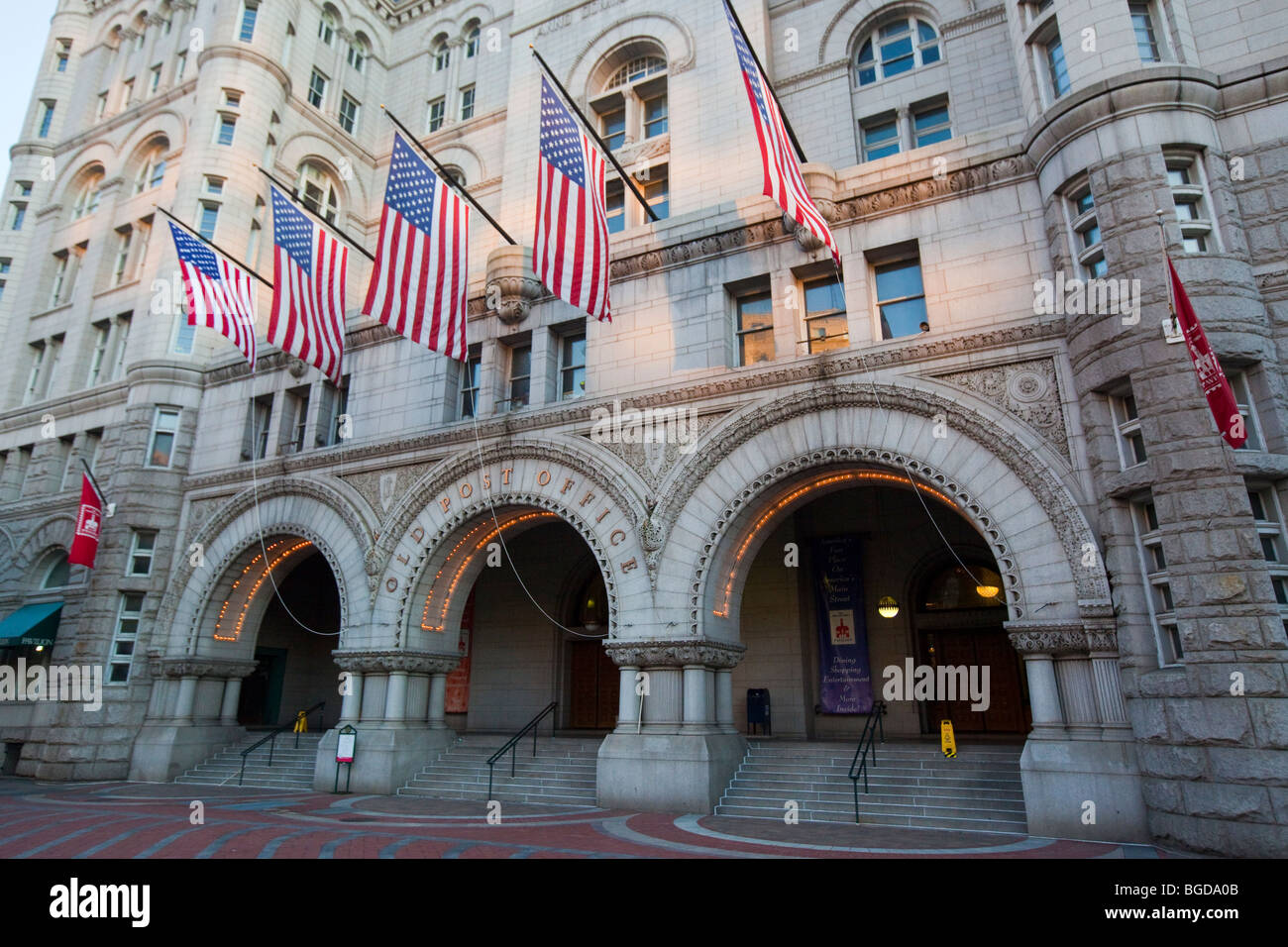 Old Post Office Pavilion Building in Washington DC Stock Photo - Alamy