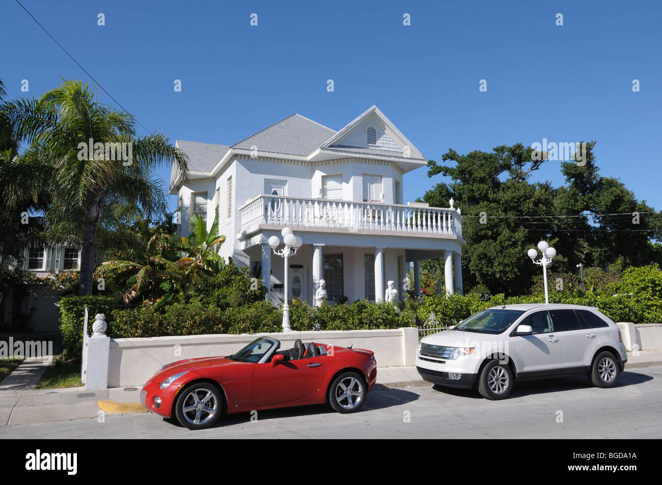 Street in Key West, Florida Keys USA Stock Photo - Alamy