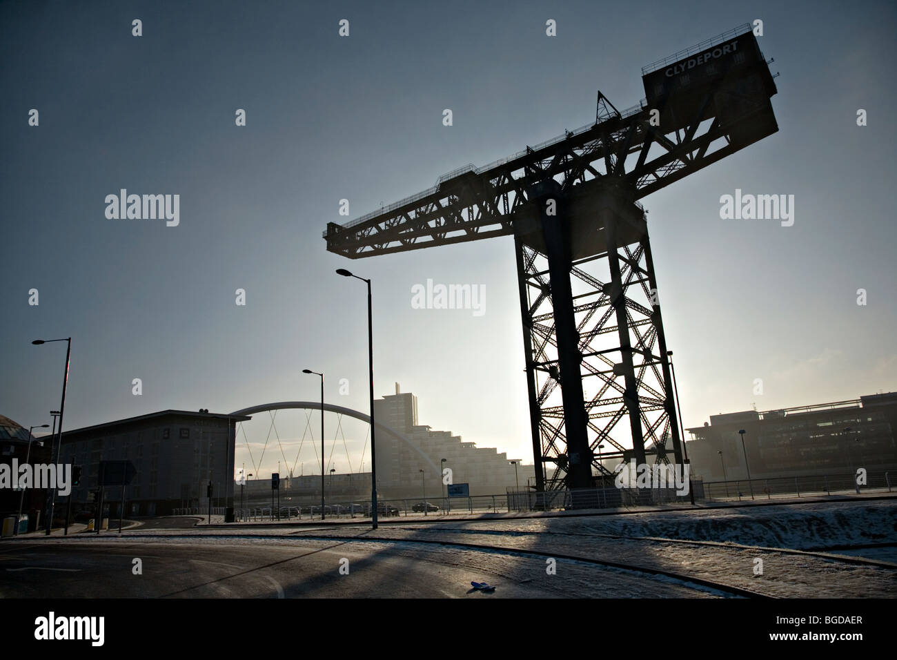 the finnieston crane in glasgow scotland Stock Photo - Alamy