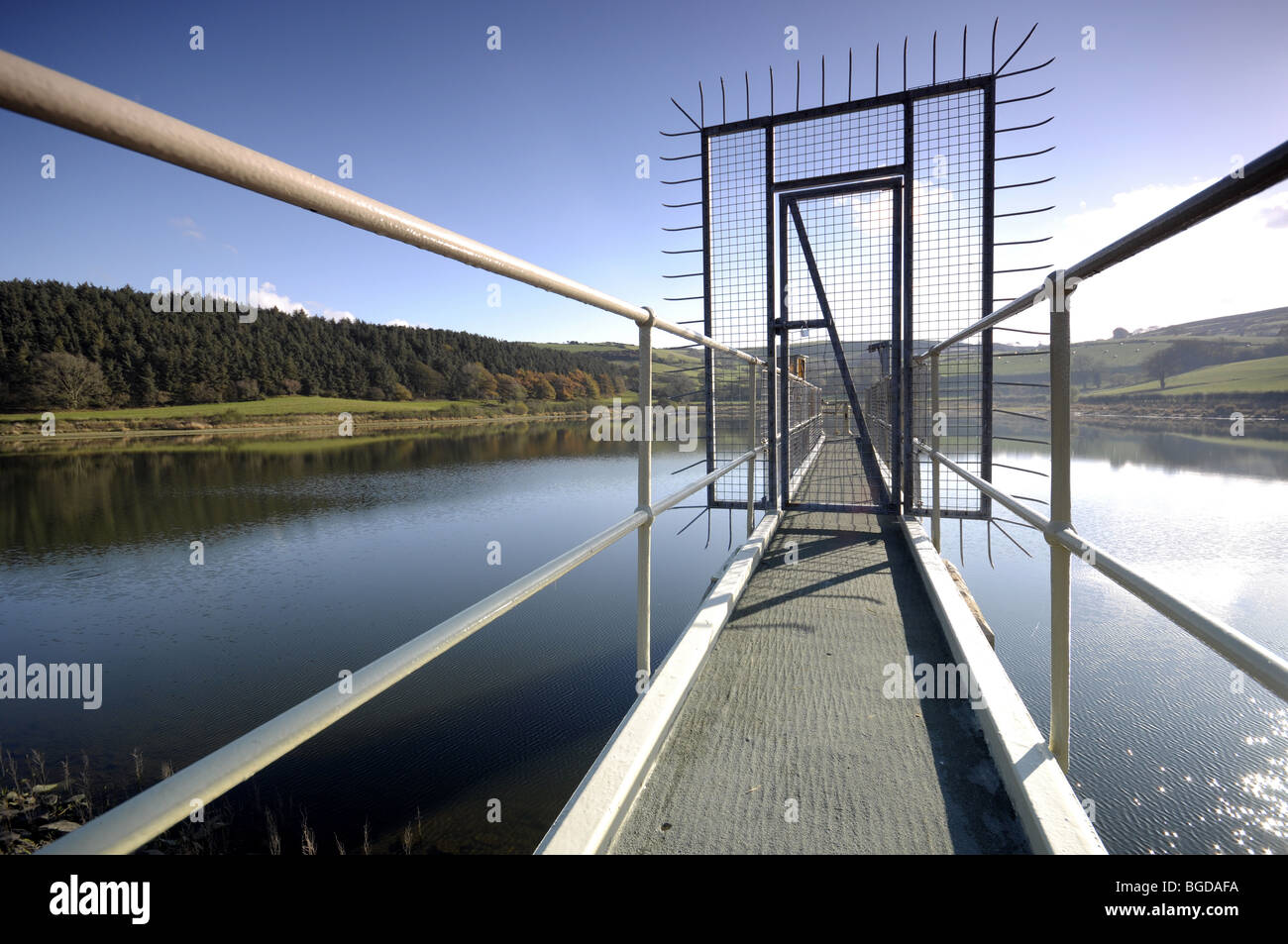 Dolwen Reservoir North Wales Stock Photo - Alamy