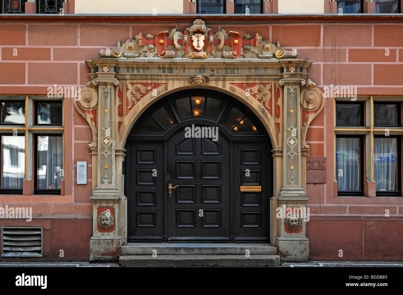 Entrance "Basler Hof 1494", Basler Strasse 40, Freiburg, Baden ...
