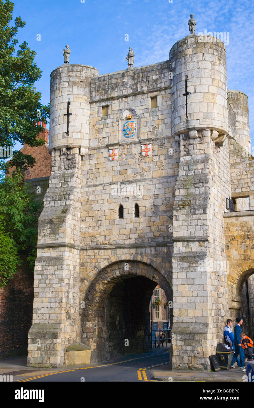 Bootham Bar, gate, York, Yorkshire, England, United Kingdom, Europe ...