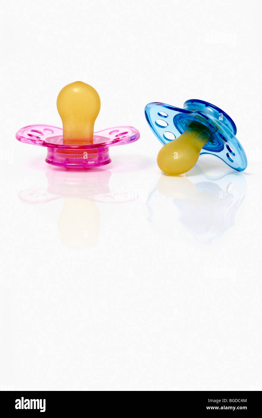 Two pacifiers nobody hi-res stock photography and images - Alamy