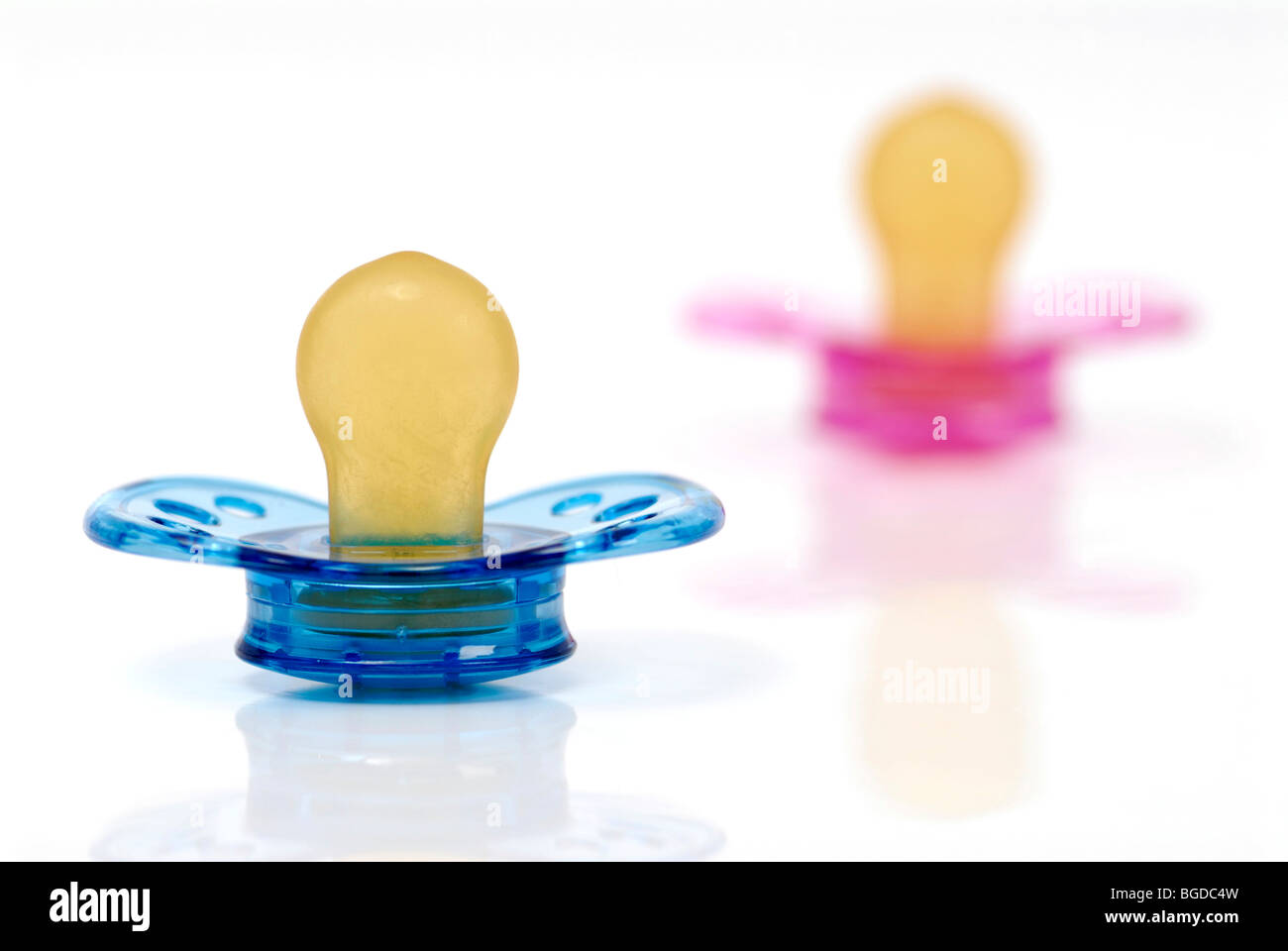 Two pacifiers nobody hi-res stock photography and images - Alamy