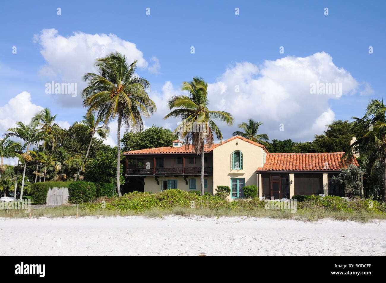 House at the beach of Naples, Florida USA Stock Photo - Alamy