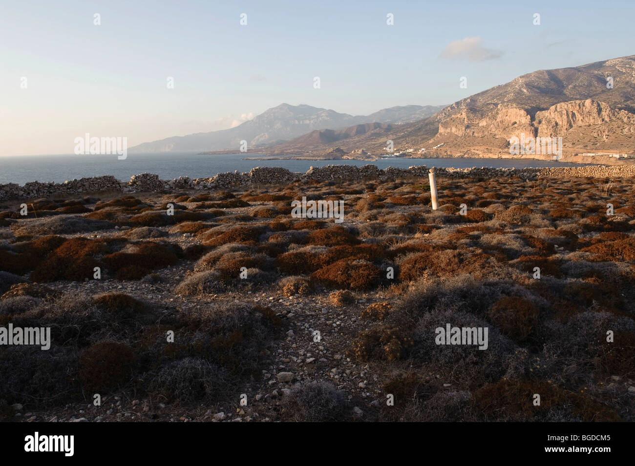 Paleokastro rocky peninsula at Arkassa, Karpathos island, Aegean ...