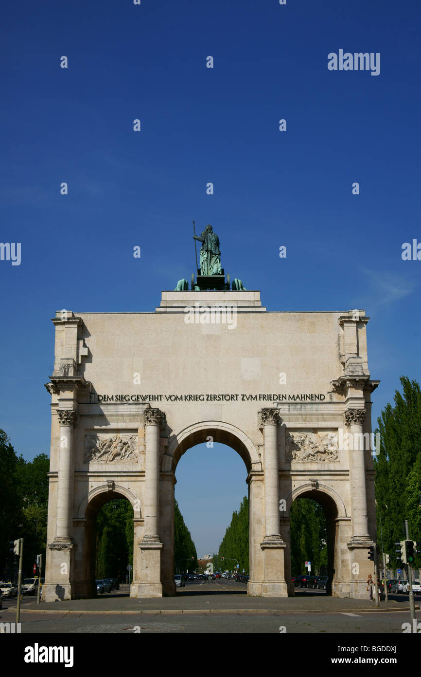 Victory Gate, Munich, Bavaria, Germany, Europe Stock Photo - Alamy