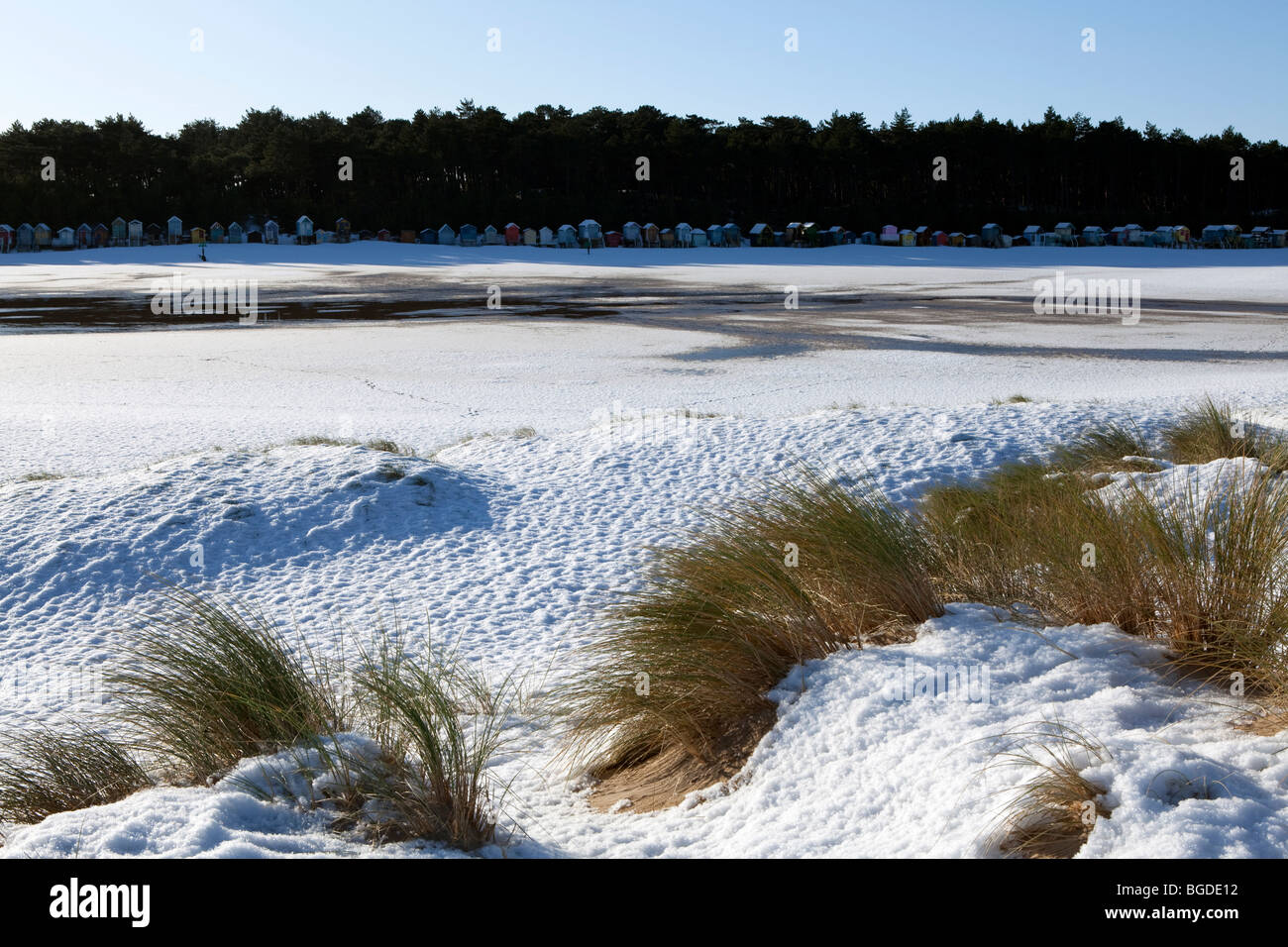 Norfolk beach huts holkham hi-res stock photography and images - Alamy