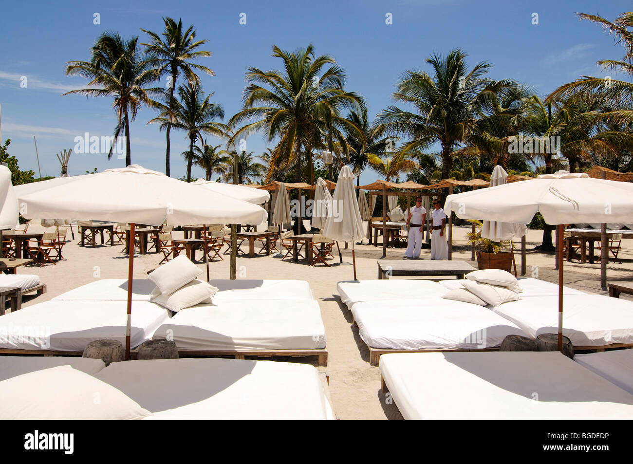 Nikki Beach Restaurant, Miami South Beach, Art Deco district, Florida ...