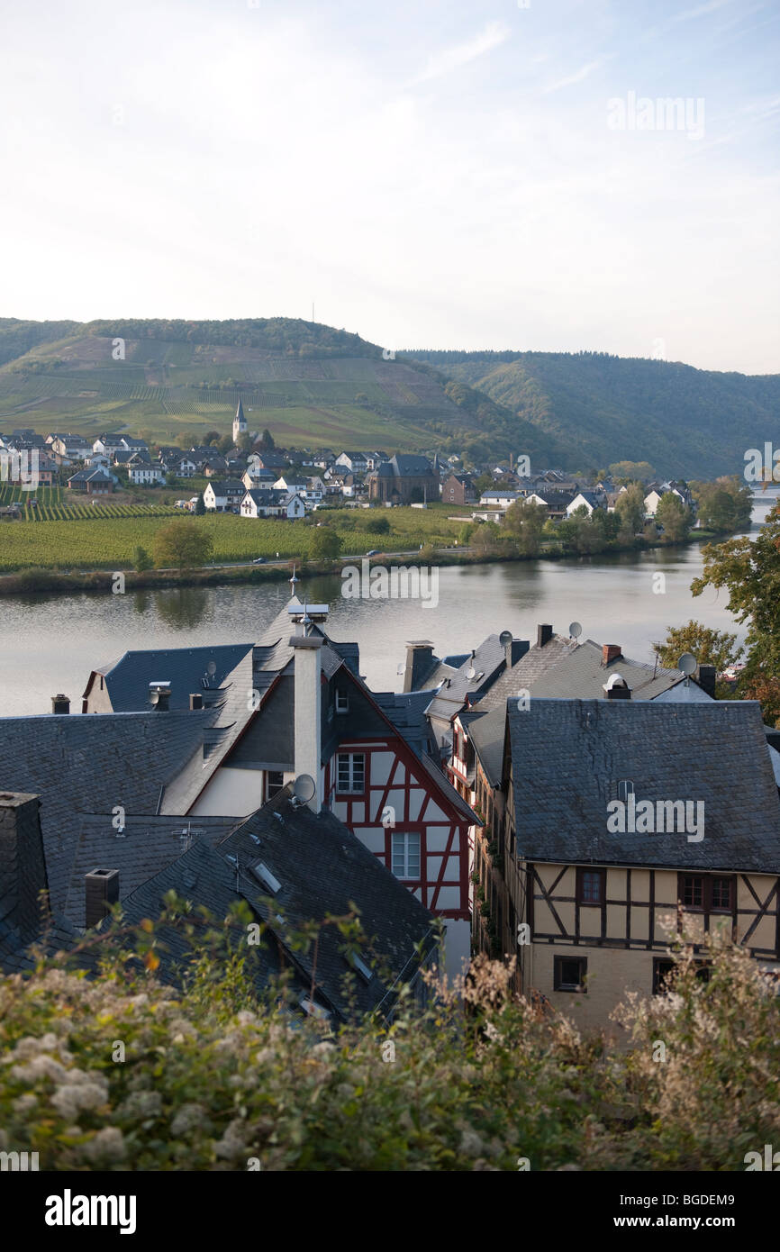 Picturesque town of Beilstein an der Mosel, Rhineland-Palatinate ...