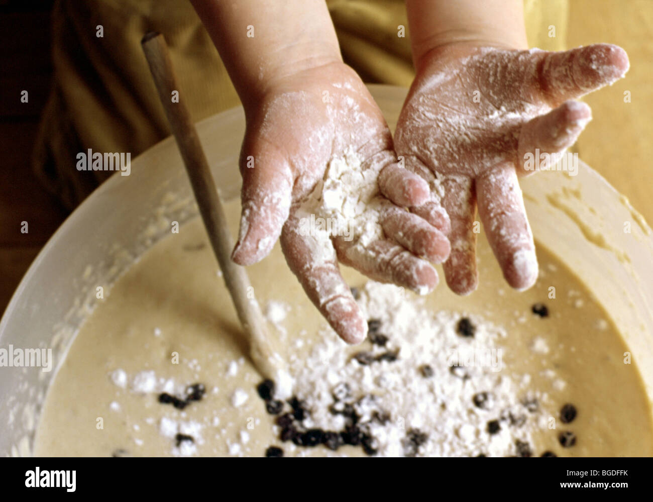 mixing pancake Pickert dough Stock Photo - Alamy