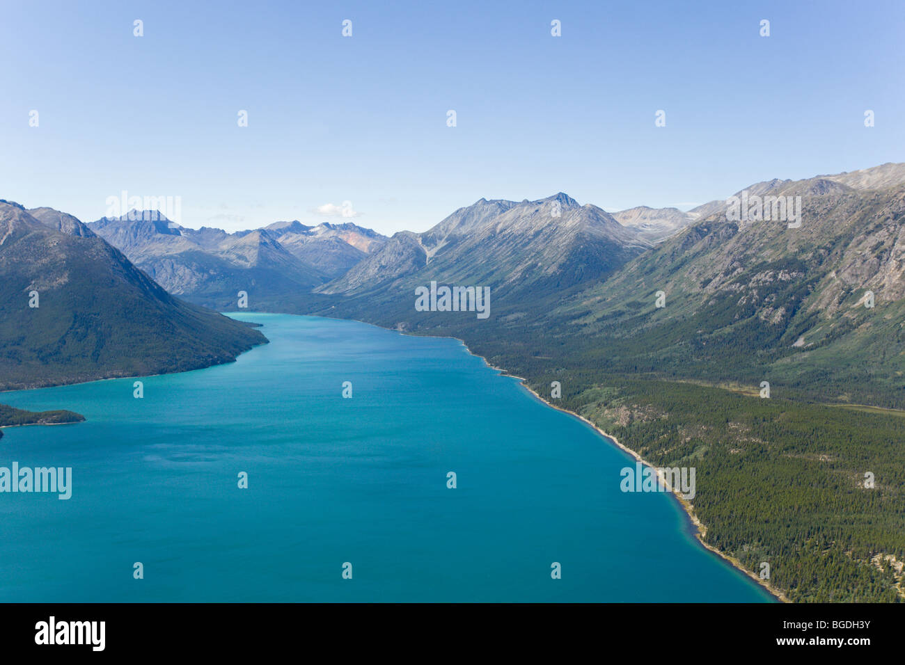 Aerial view of berg lake, british columbia, canada hi-res stock photography and images - Alamy