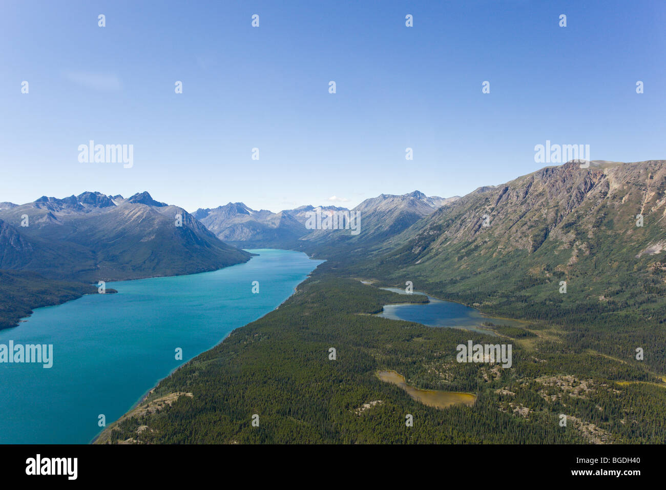 Aerial view of berg lake, british columbia, canada hi-res stock photography and images - Alamy