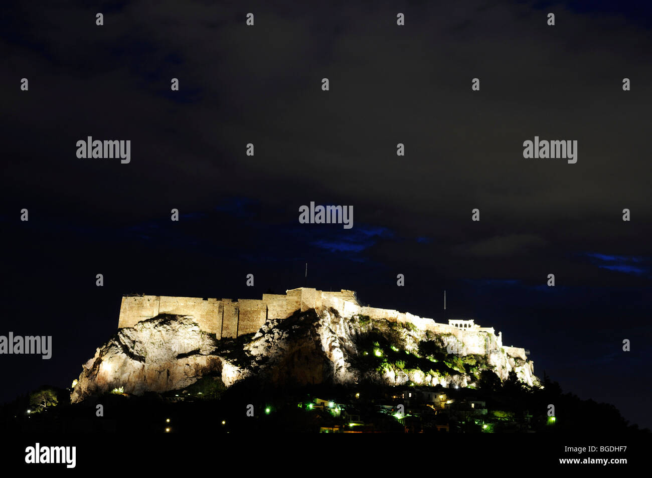Acropolis night greece hi-res stock photography and images - Alamy