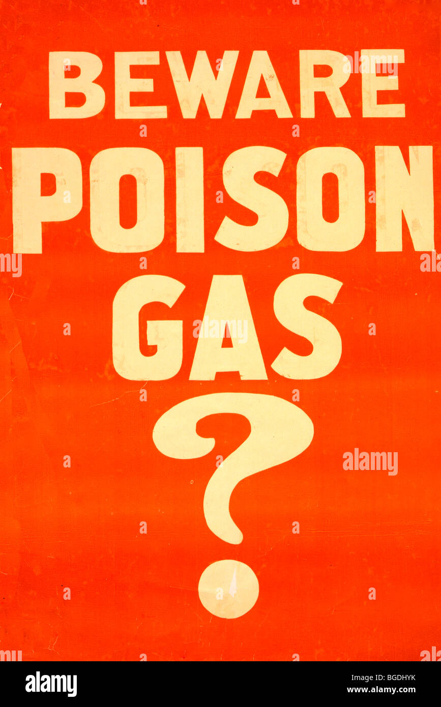 Warning poster hi-res stock photography and images - Alamy