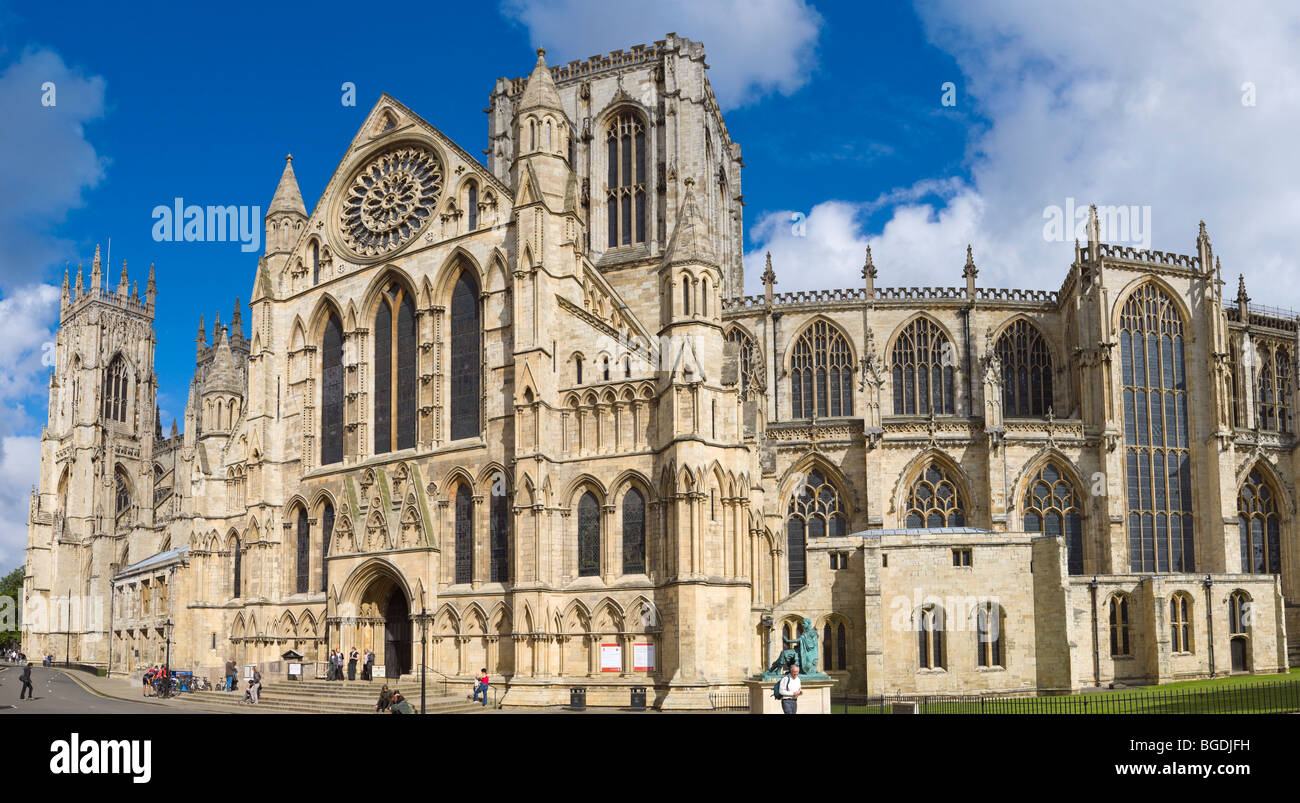 York Minster south face, York, Yorkshire, England, United Kingdom ...