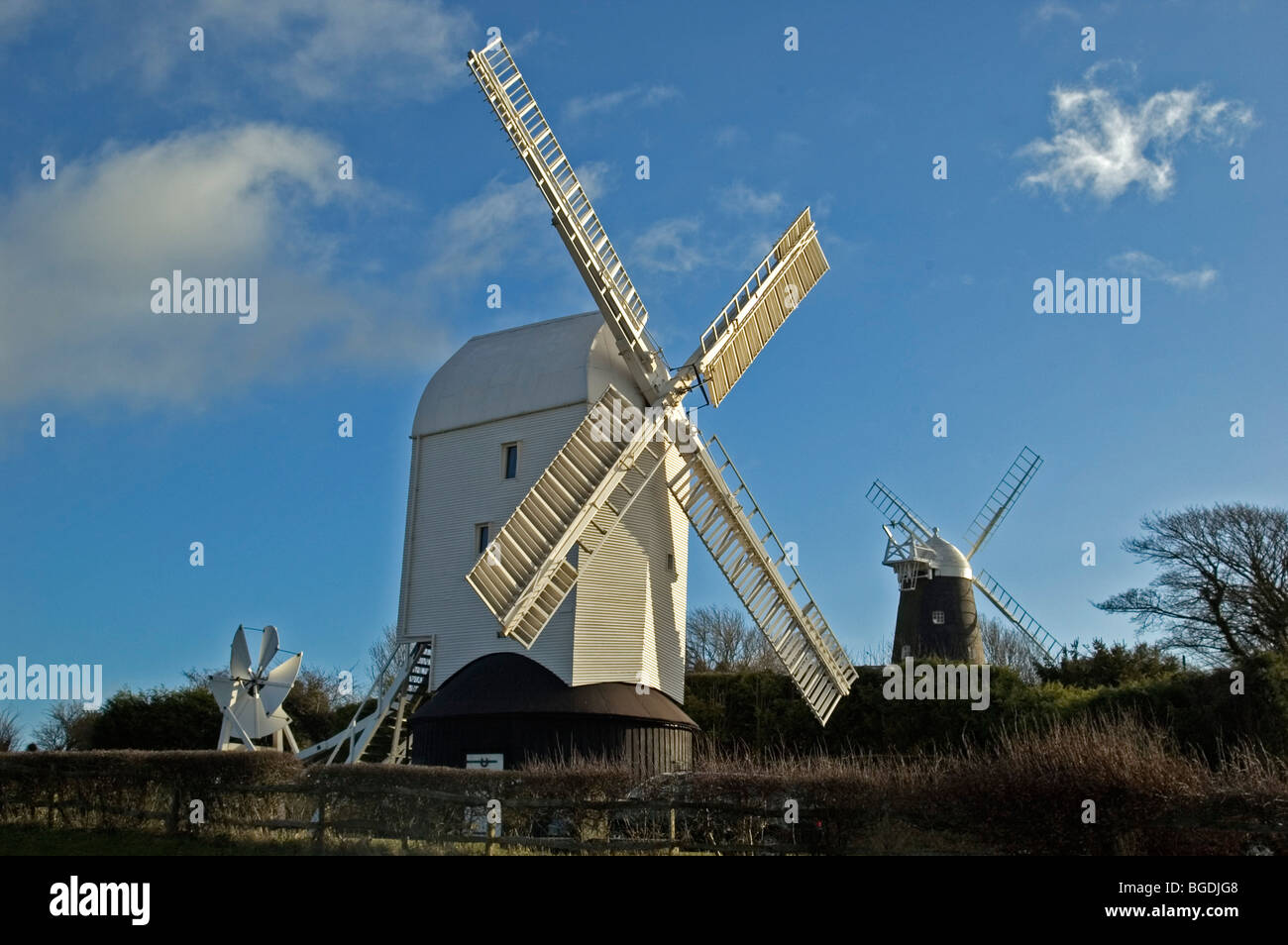 Clayton windmill blue sky hi-res stock photography and images - Alamy