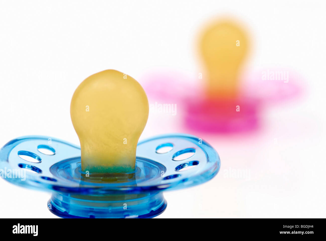Two pacifiers nobody hi-res stock photography and images - Alamy