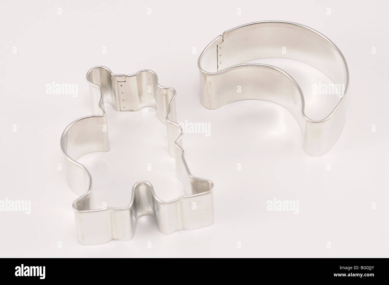 Cake forms for Christmas baking Stock Photo - Alamy