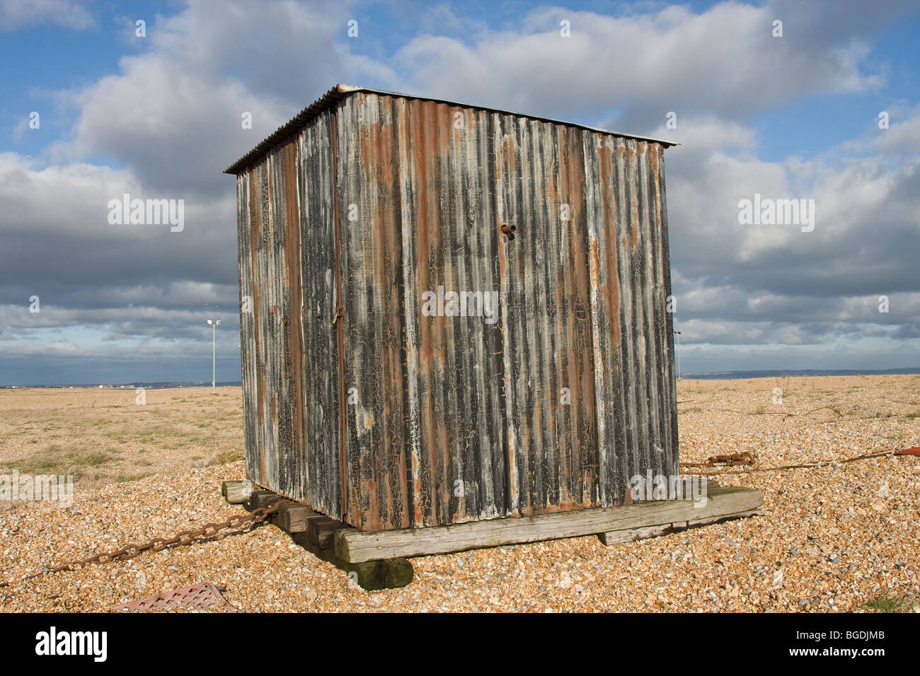 Rusting beach hut hi-res stock photography and images - Alamy