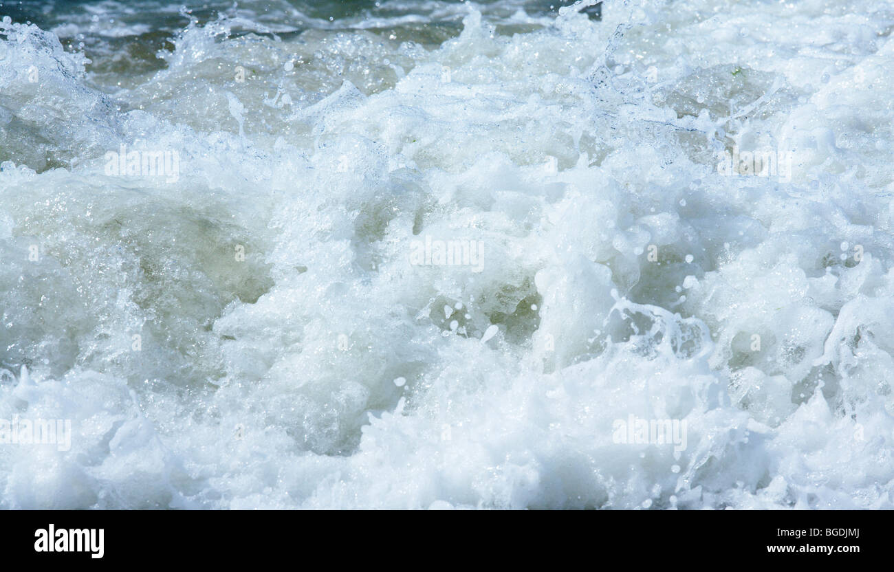 Sea surf great wave break on coastline Stock Photo - Alamy