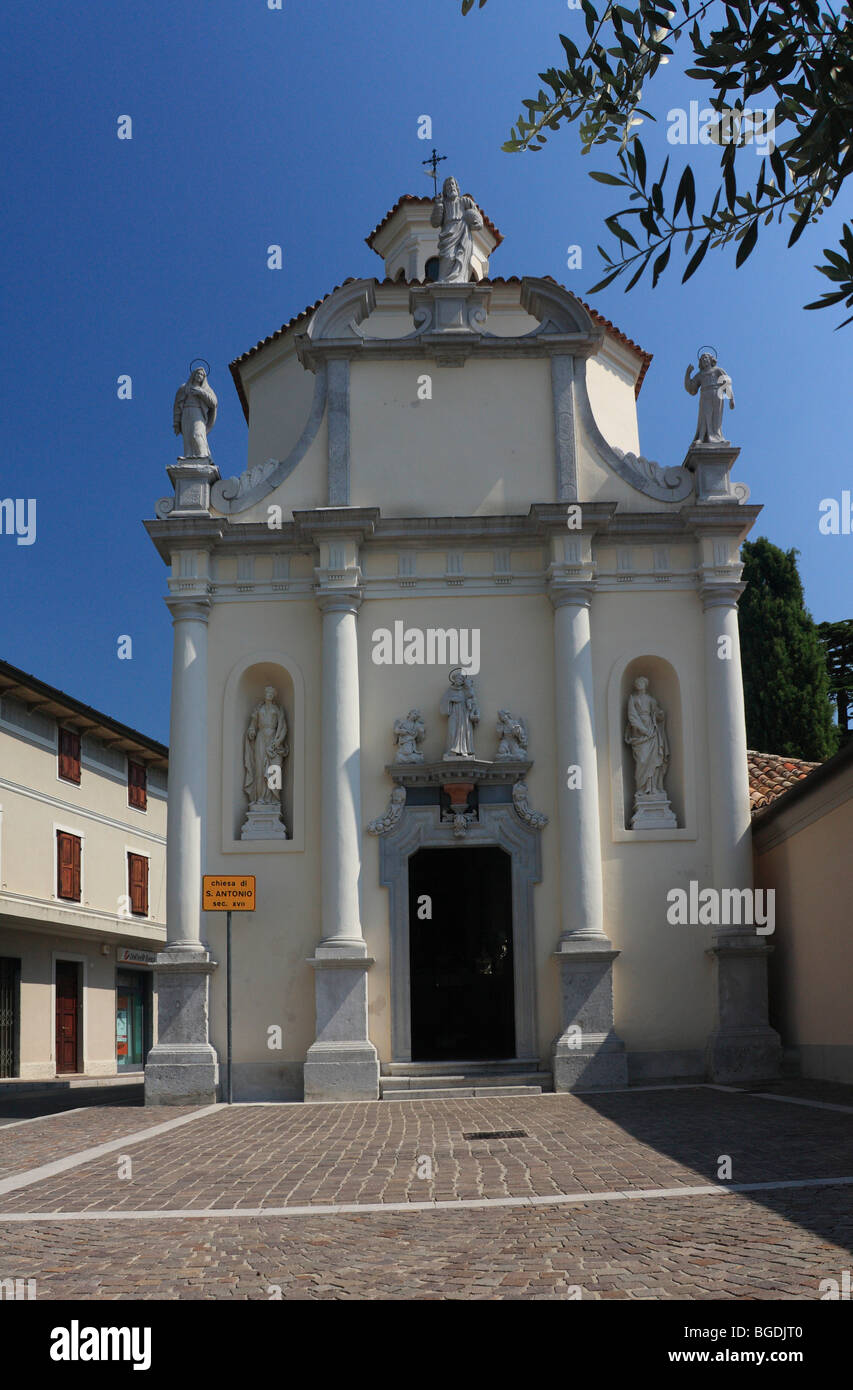 Baroque facade of the Church of St. Anthony, Chiesa di S. Antonio ...