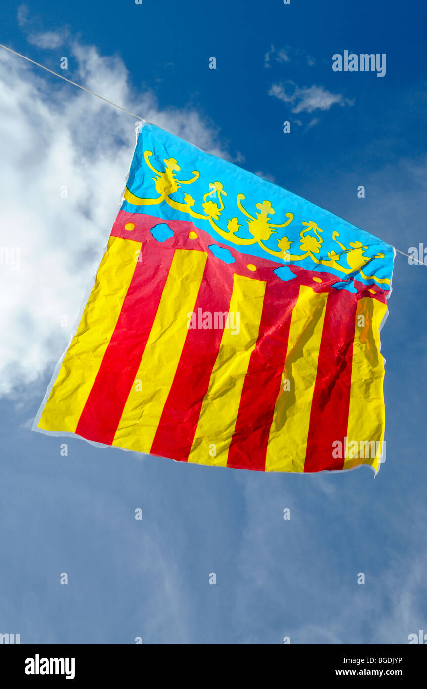 Flag of the land of valencia hi-res stock photography and images - Alamy