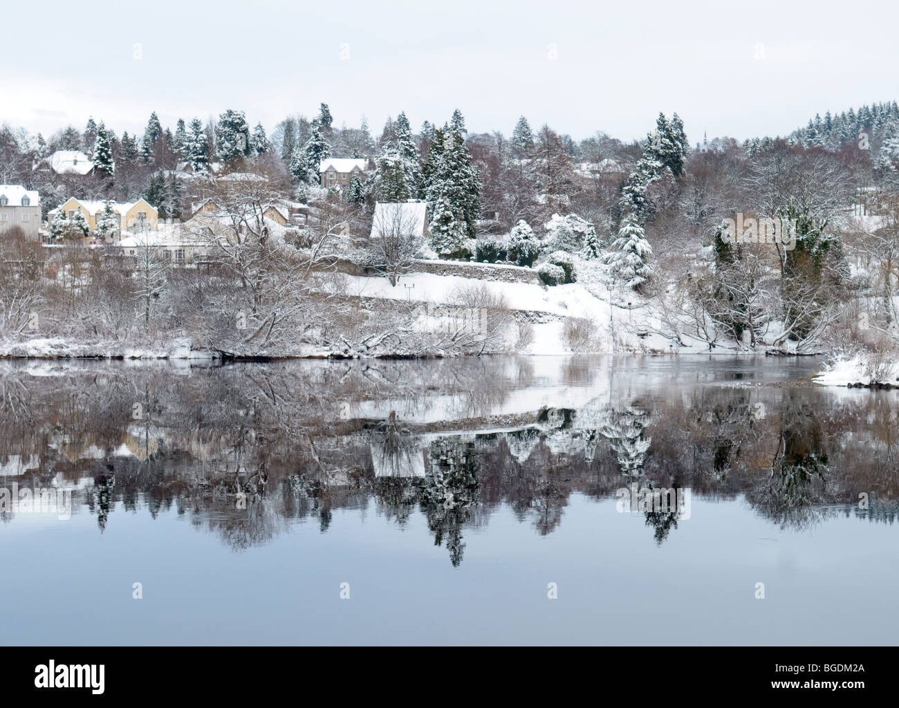 The Scottish City of Perth in Winter Stock Photo - Alamy