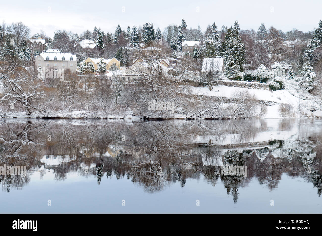 The Scottish City of Perth in Winter Stock Photo - Alamy