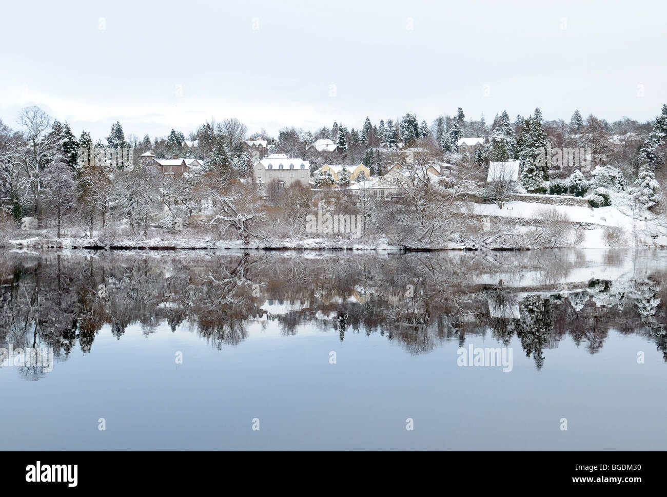 The Scottish City of Perth in Winter Stock Photo - Alamy