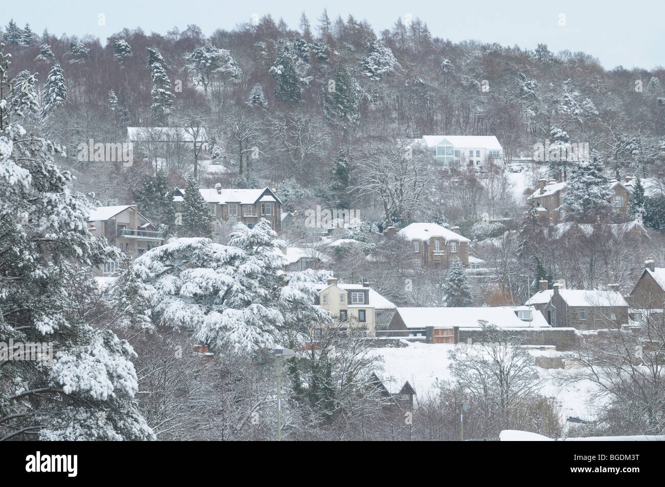 The Scottish City of Perth in Winter Stock Photo - Alamy