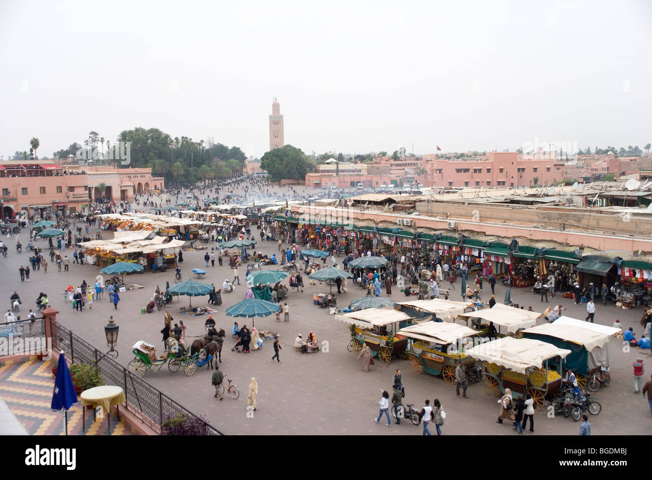 The Djemaa el Fna the main square of Marrakech Stock Photo - Alamy