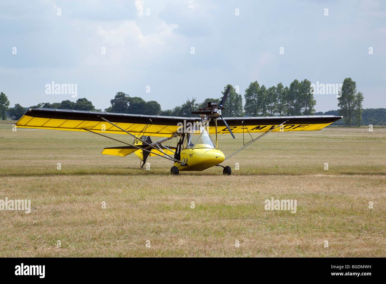 Microlight aircraft type Thruster TST Mk.1 Stock Photo - Alamy