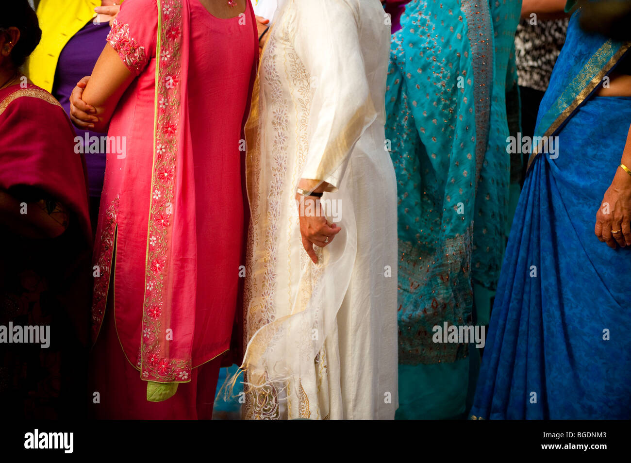 Wearing saree sari people hi-res stock photography and images - Alamy