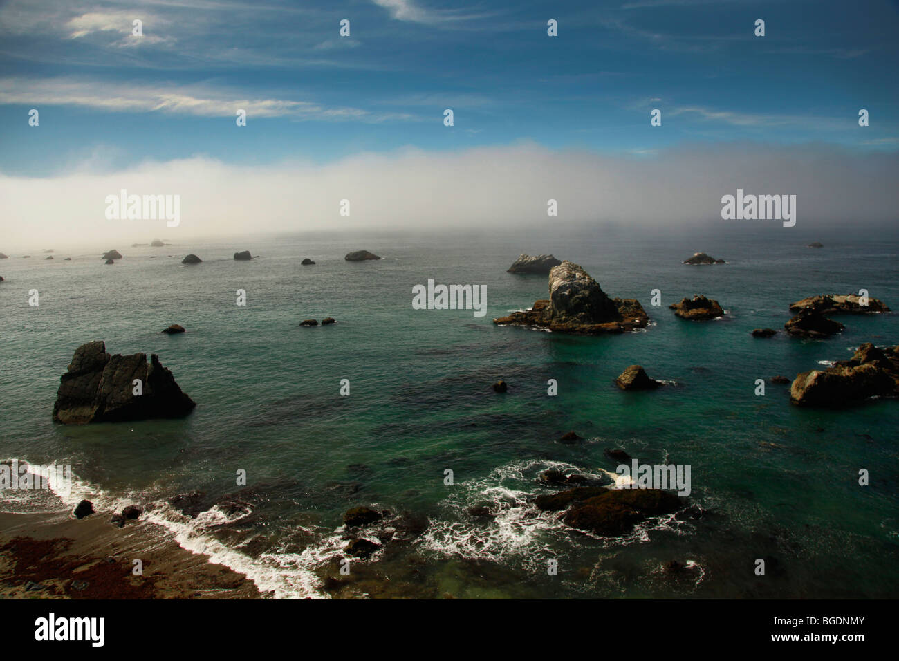 The rugged northern California coastline Stock Photo - Alamy