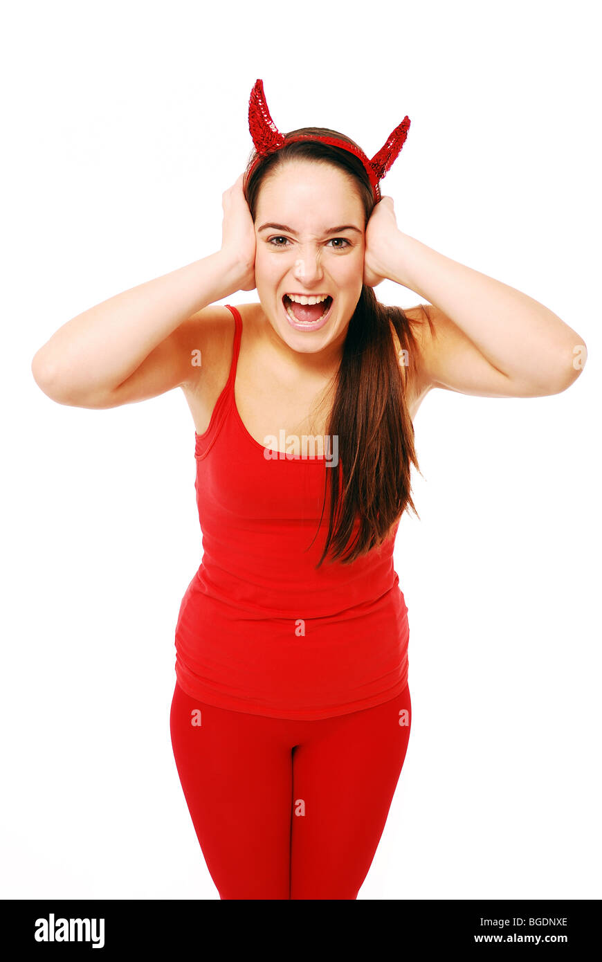Angry devil hi-res stock photography and images - Alamy