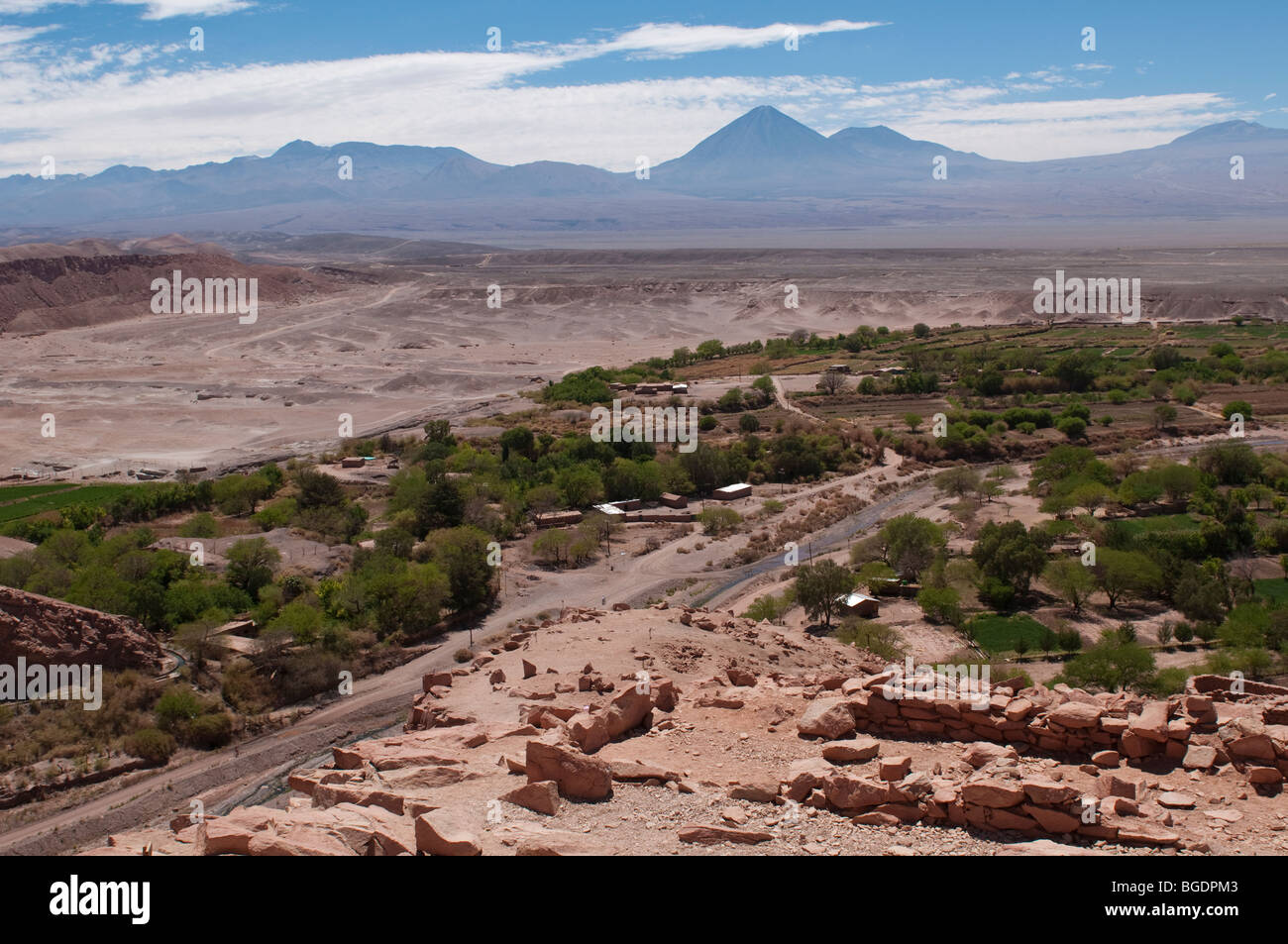 El Pukara de Quitor ruins near San Pedro Chile Stock Photo - Alamy