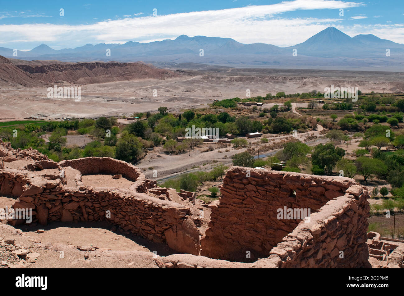 El Pukara de Quitor ruins near San Pedro Chile Stock Photo - Alamy