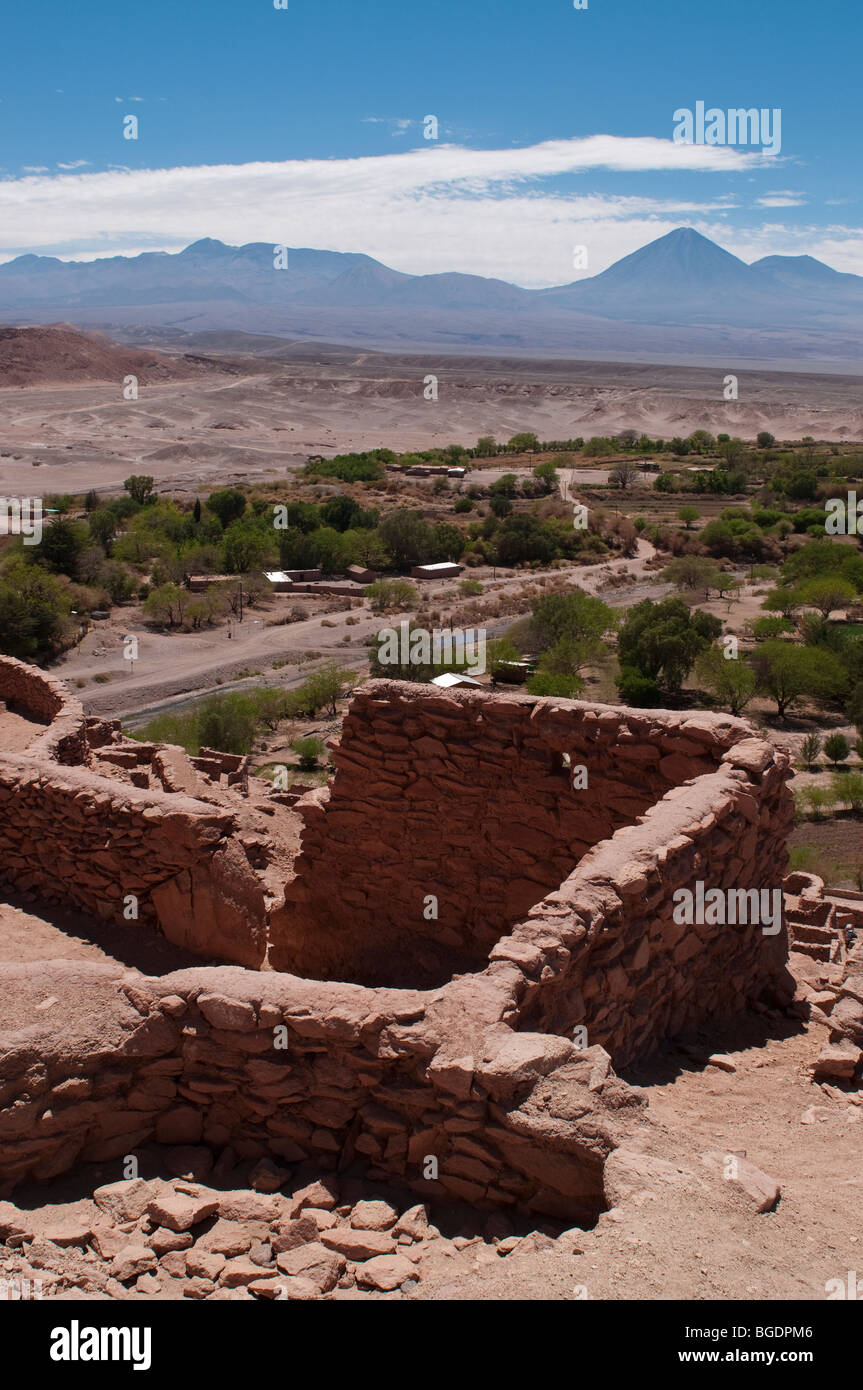 El Pukara de Quitor ruins near San Pedro Chile Stock Photo - Alamy