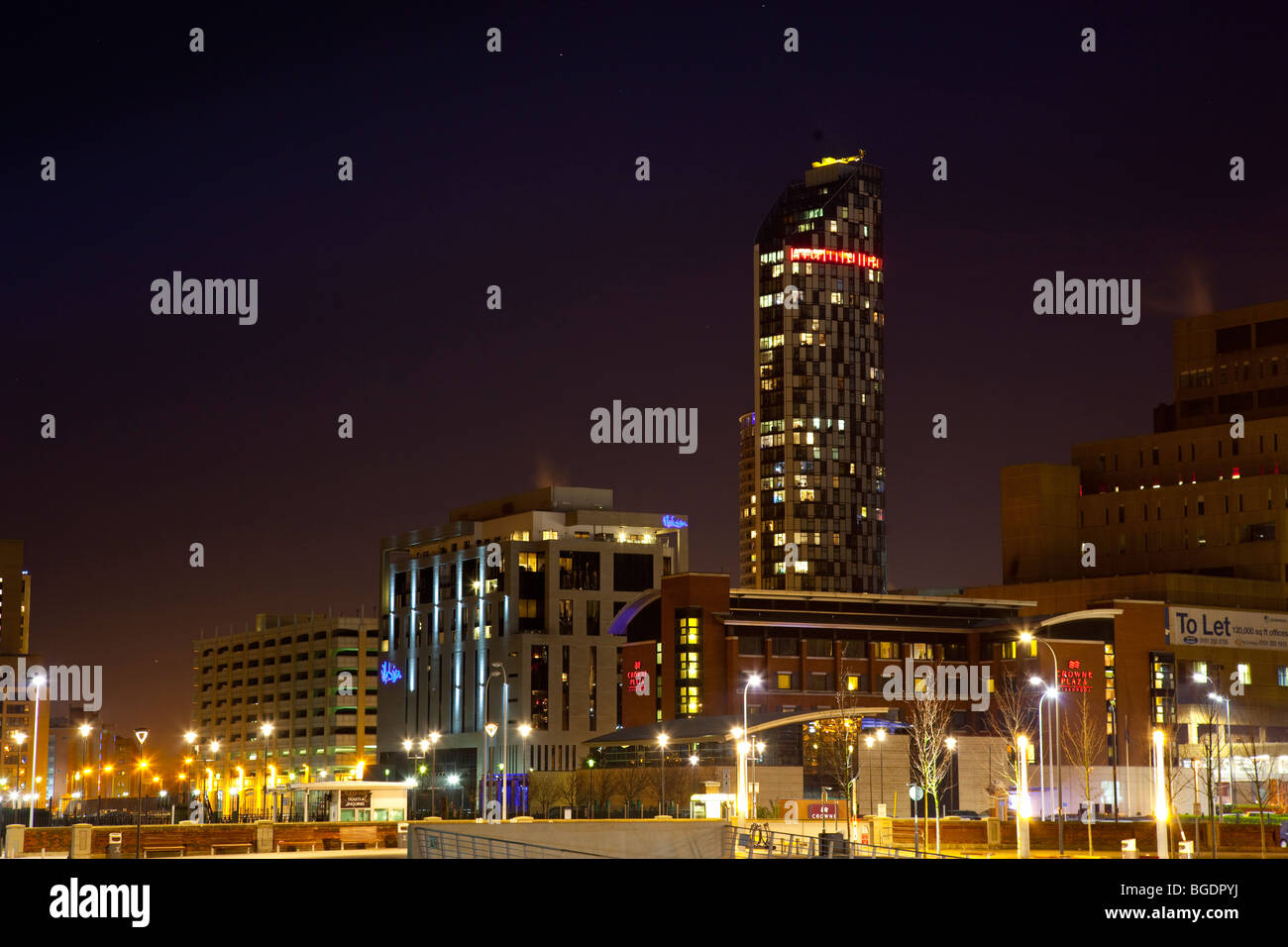Beetham Tower and the Royal Insurance building on the Liverpool ...