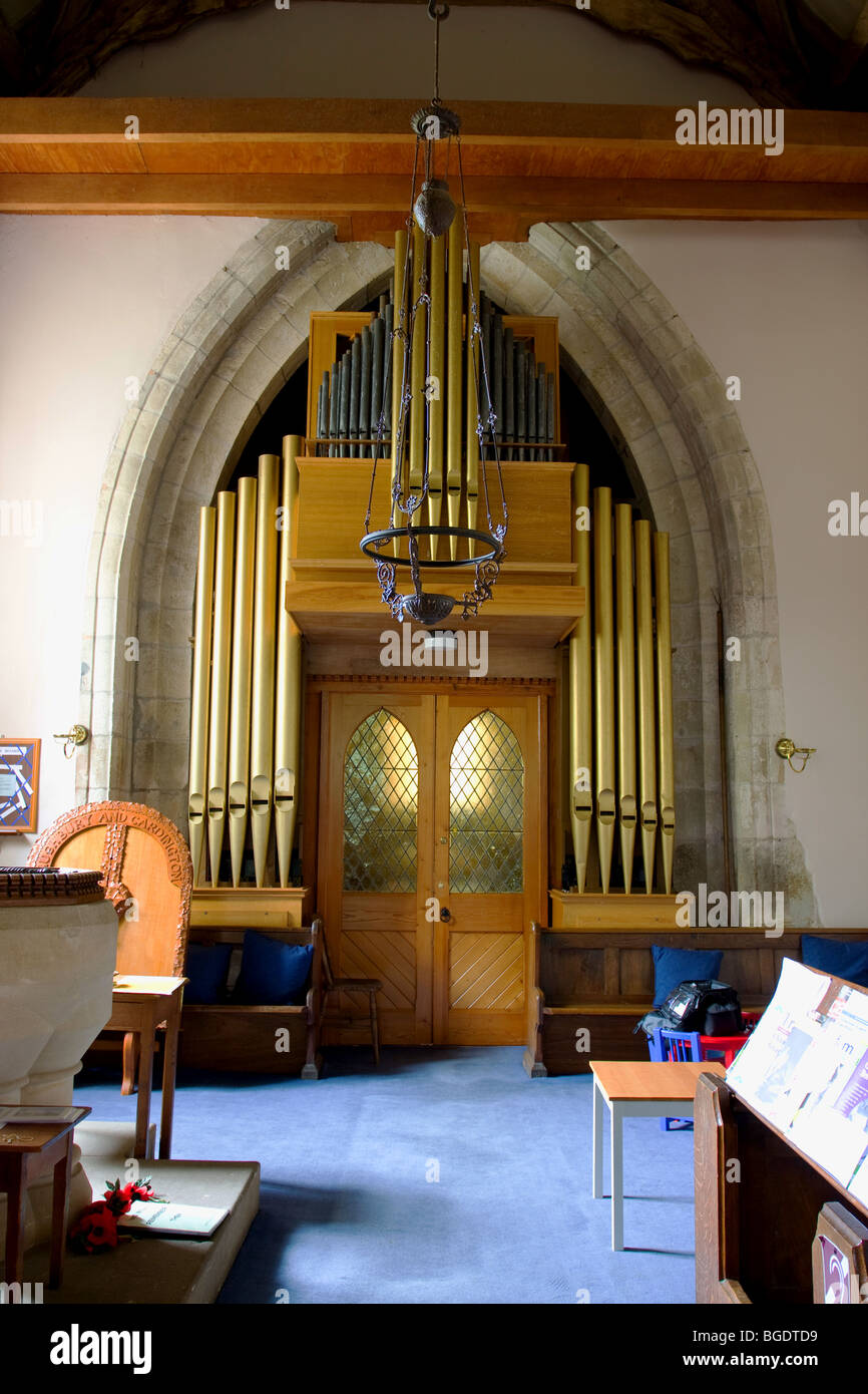 St James church organ at the west end of the church,cleverly ...