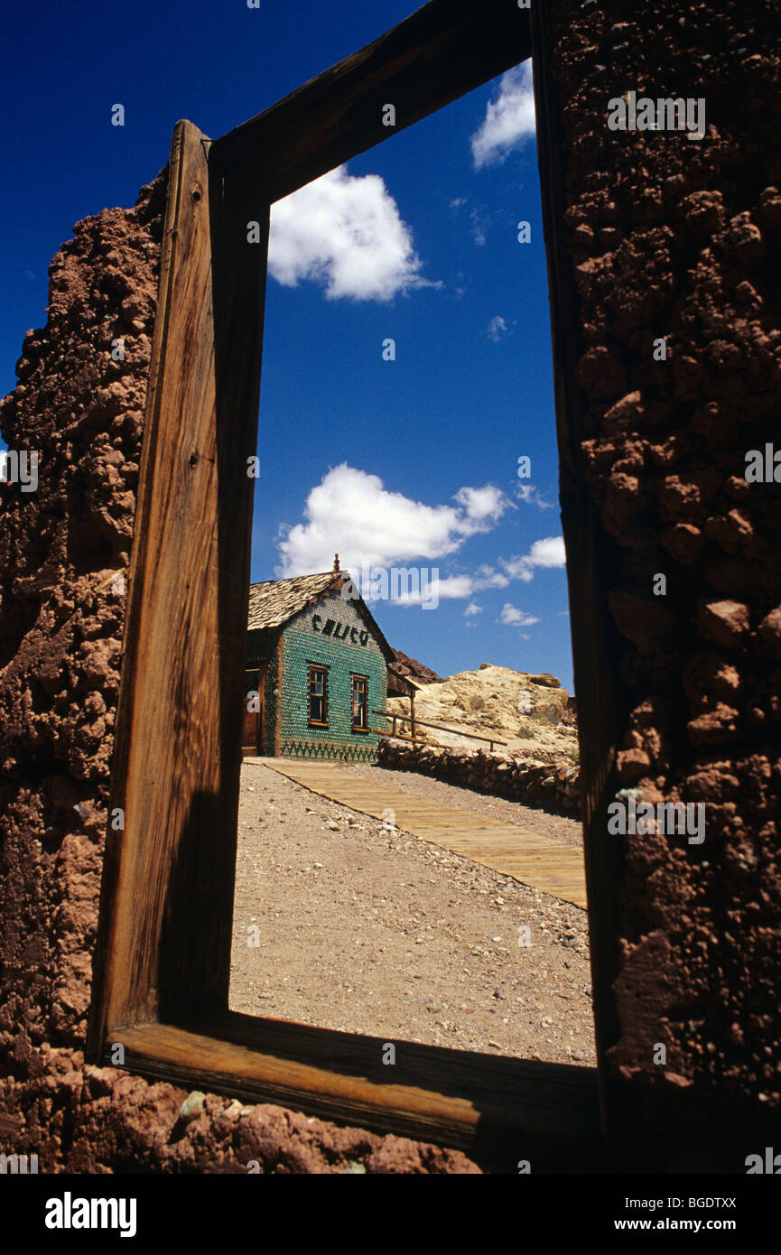 Calico Ghost Town with old historic mining town Barstow California USA ...