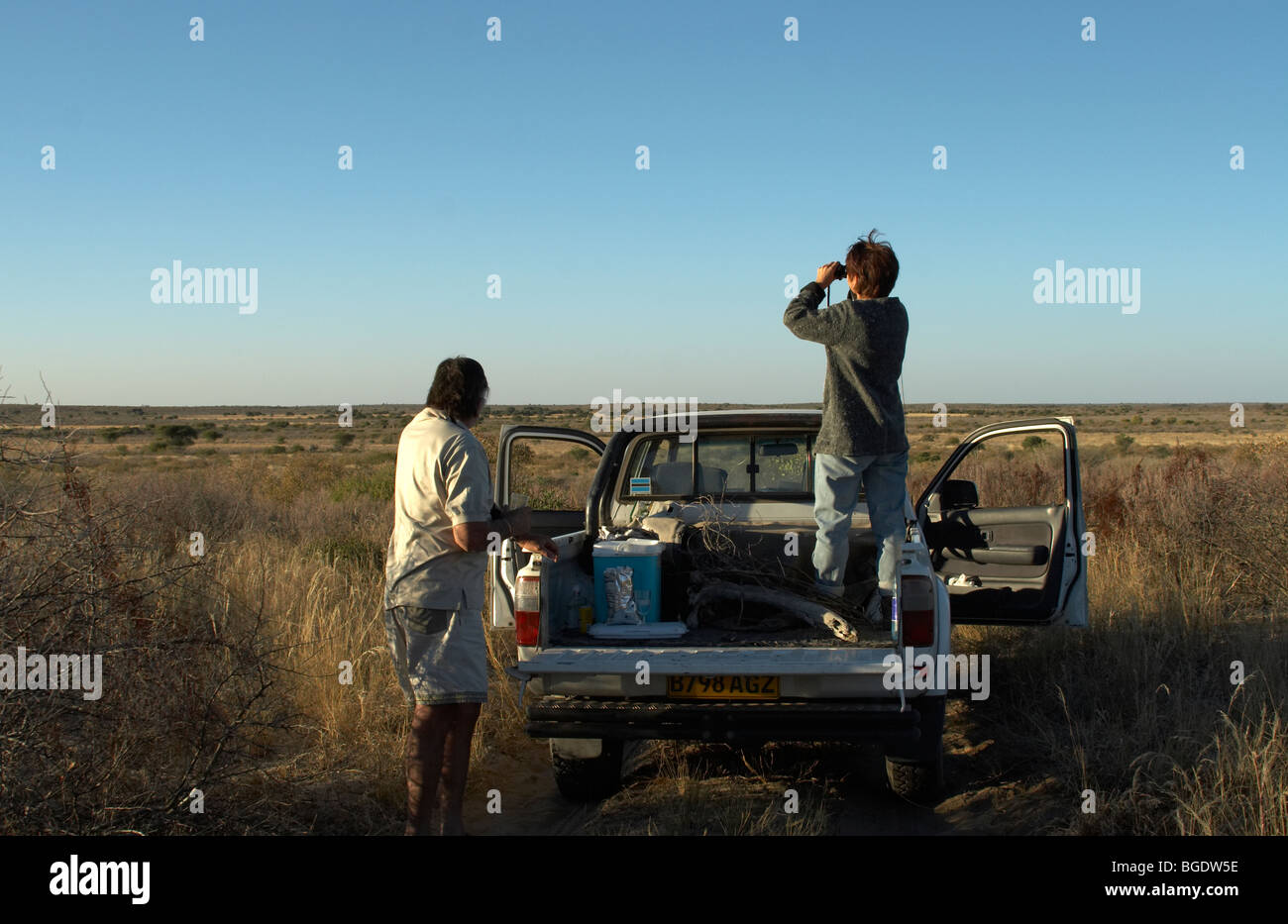 Scanning the horizon Stock Photo - Alamy