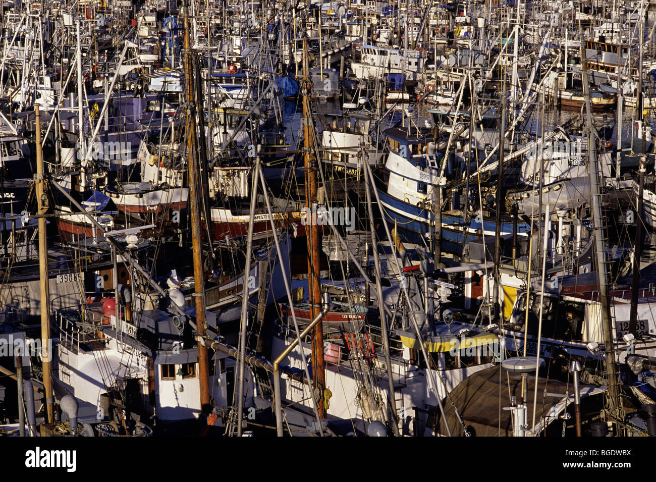 Fishing boats fishermens terminal seattle hi-res stock photography and ...