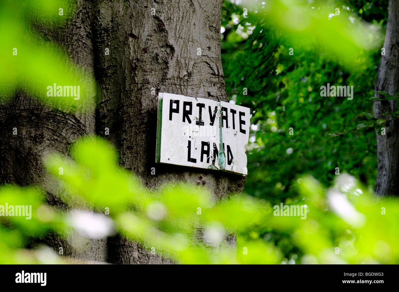 Private Land Warning Sign High Resolution Stock Photography and Images ...