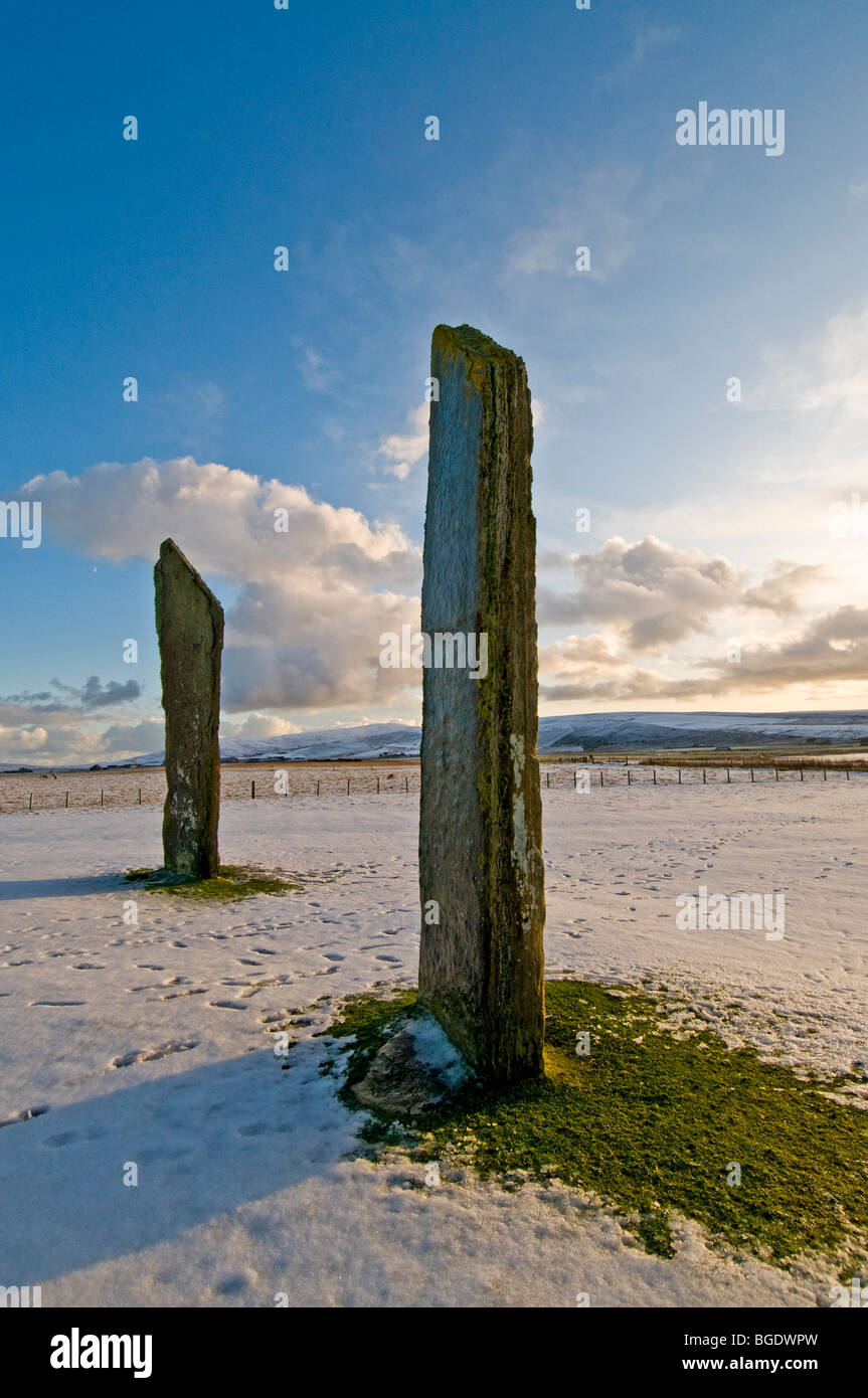 The Standing Stones of Stenness Mainland Orkney, Highland Region ...