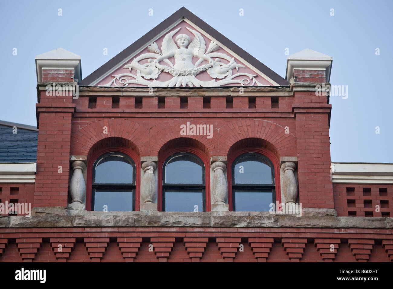 Architectural detail on top of Jefferson County Courthouse, Port ...