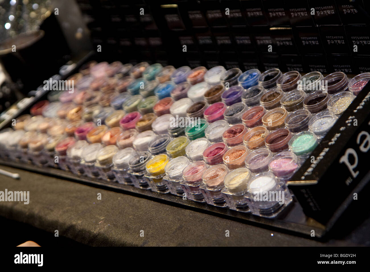 cosmetic product eye shadow color palette Stock Photo - Alamy