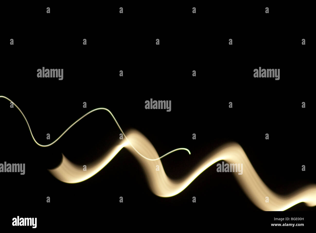 Abstract sculpture of lights Stock Photo - Alamy